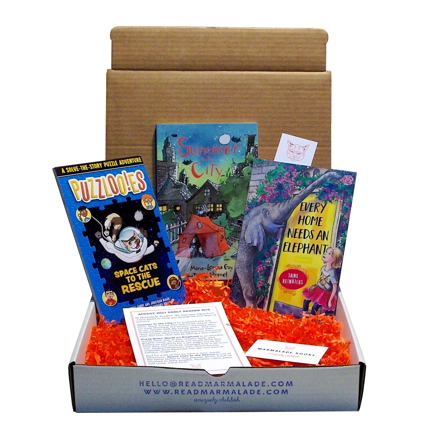 August 2021 Early Reader Box (Ages 6-9) – Marmalade Books